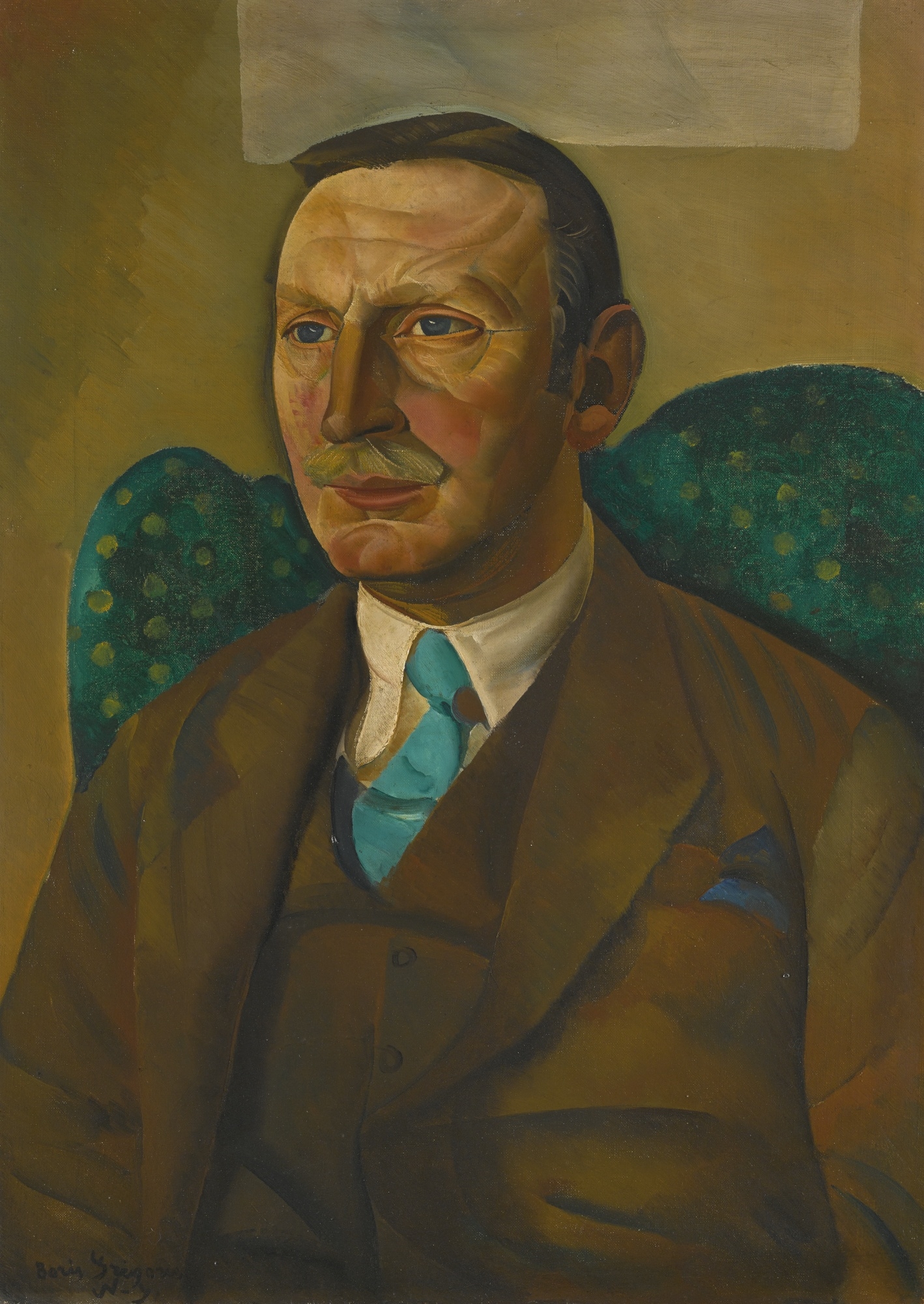 Boris Dmitrievich Grigoriev | Portrait of the actor Nikolai Podgorny as ...