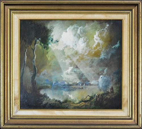 Carl Stringfellow | Light Rays On The Harbour | MutualArt