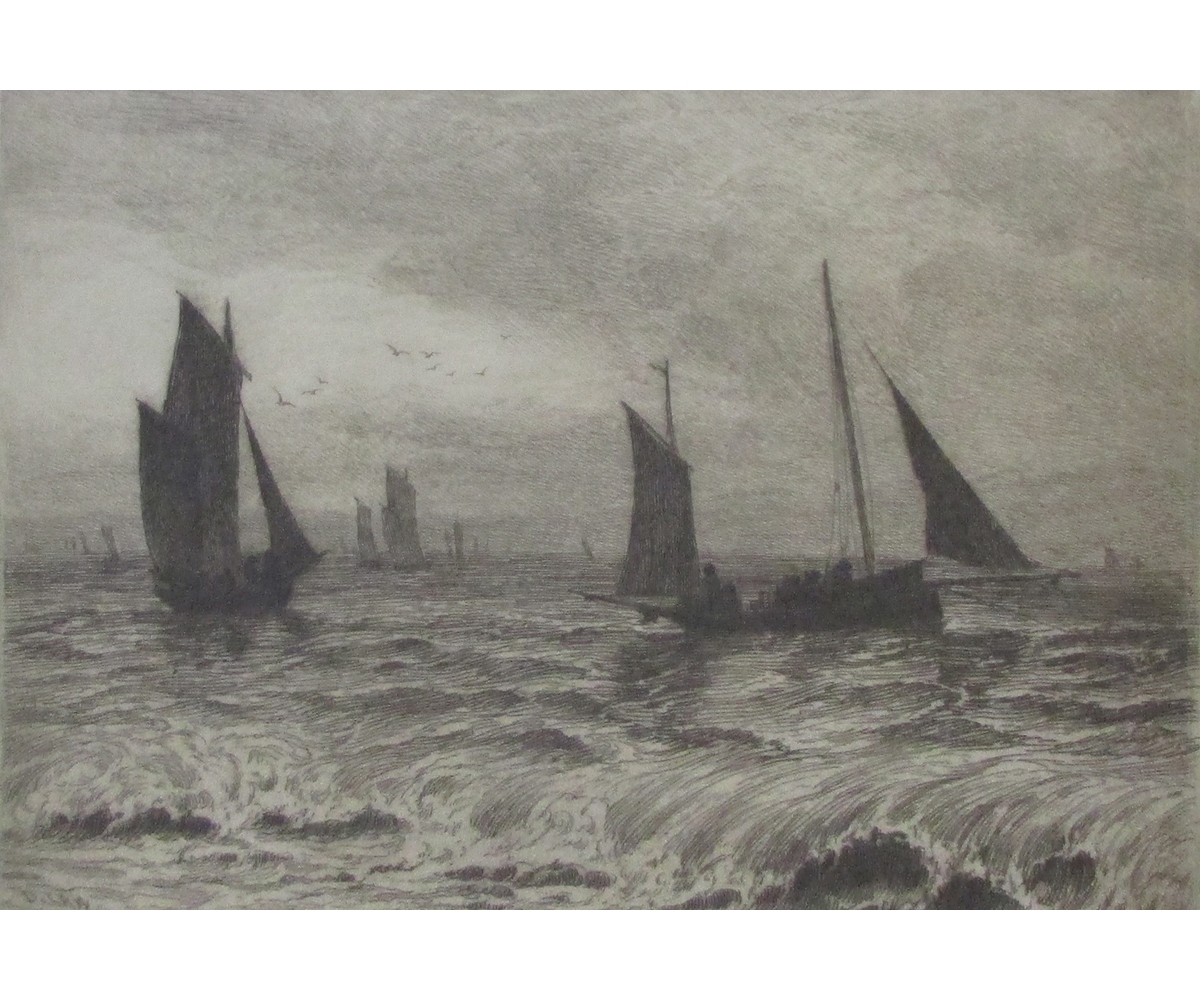 David Law | 2 Works: Seascape, Untitled | MutualArt