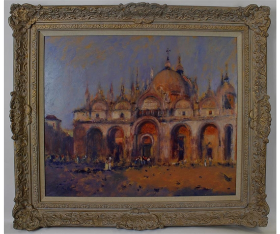 Lance Beeke | St Mark's Square Venice | MutualArt