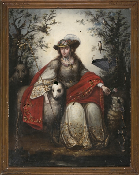 Sevillian School, 18th Century | The Divine Shepherdess | MutualArt