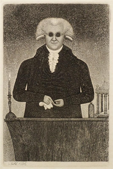 John Kay | Two works:Man in wig and glasses,Caricatures of people (1795 ...