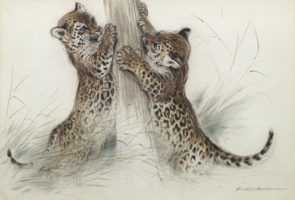 Ralph Thompson | The Investigators Jaguar Cubs | MutualArt