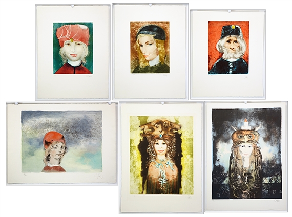 Endre Szász | 6 Works: Imola, Jocelyn, Warlock, Dragonwyck, Girl with ...