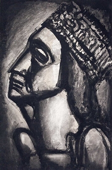 Georges Rouault | Vierge aux sept glaives from The Miserere Series ...