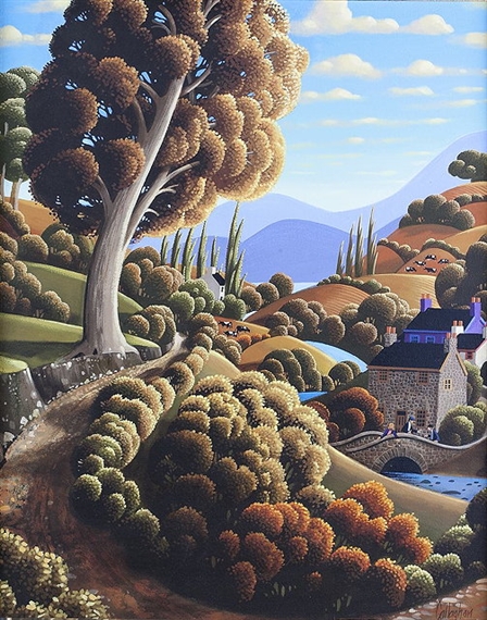 George Callaghan | Down by a flowing river | MutualArt