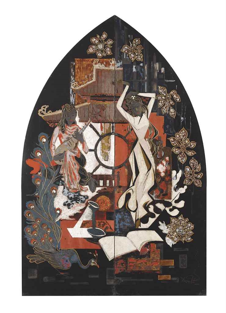 Tran Dzu Hong | Scene from Truyen Kieu (1960 - 1961) | MutualArt