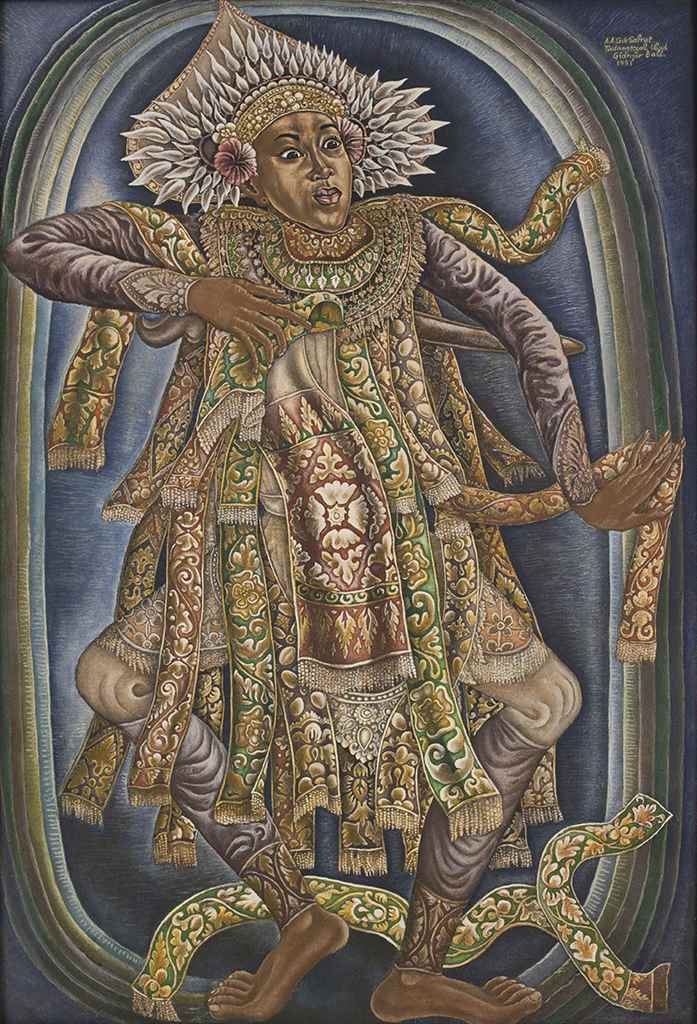 Anak Agung Gede Sobrat | Warrior Dance (1991) | MutualArt