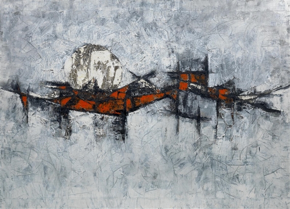 Auction results for Ghulam Rasool Santosh (Indian, 1929 - 1996)