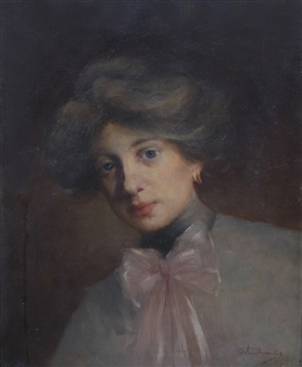 Mathiopoulos Pavlos | Girl with trumpet | MutualArt