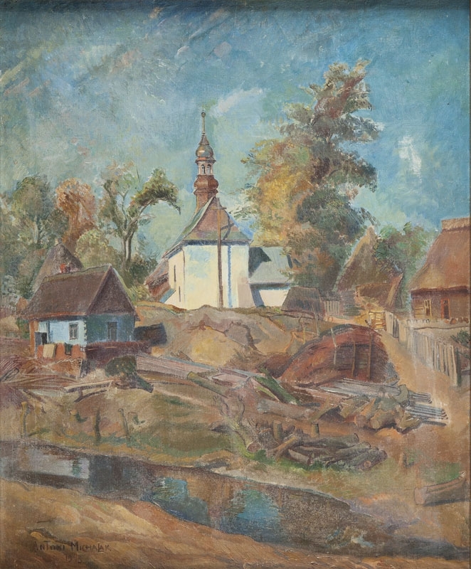 Antoni Michalak | Landscape from Kazimierz Dolny (1943) | MutualArt