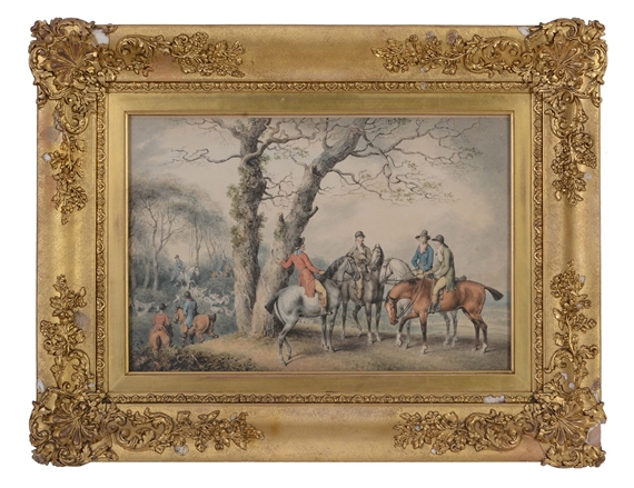 William Samuel Howitt | At the Hunt | MutualArt