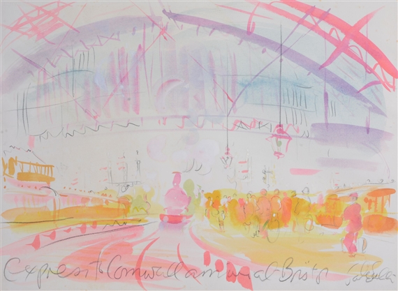 Jake Sutton | 2 Works: Express to Cornwall, Mauritania Leaving ...