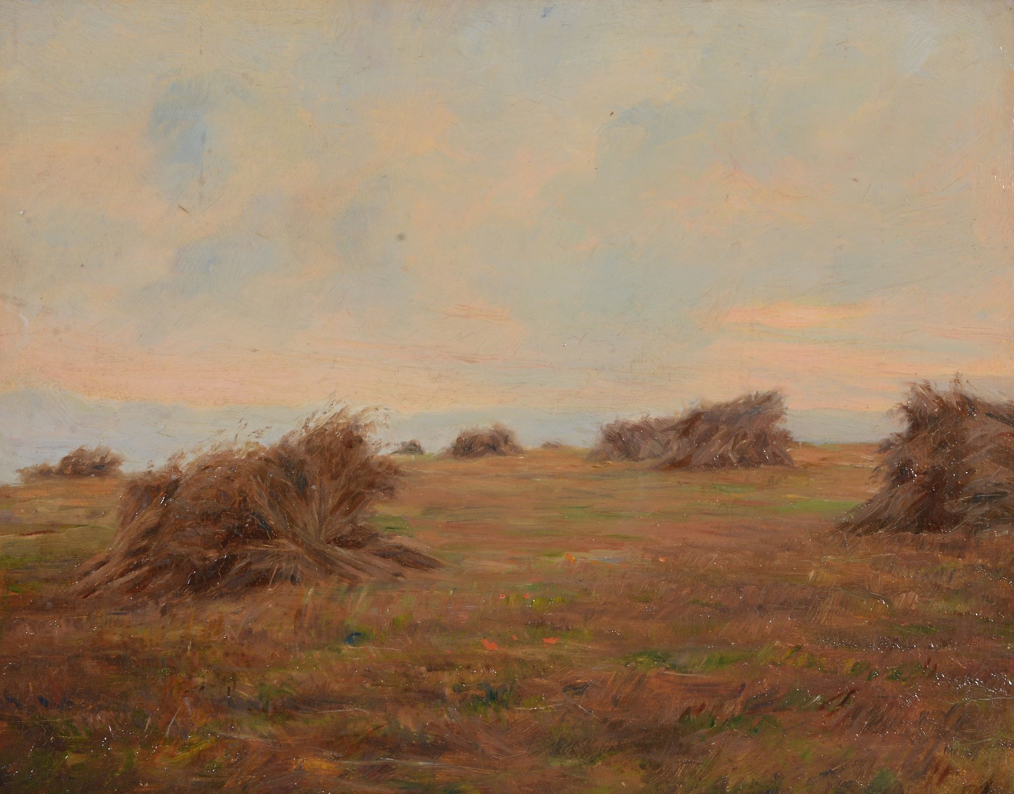 Frederick Hall | Haystacks | MutualArt