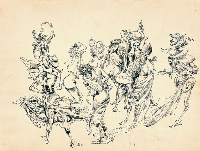 Kurt Seligmann | Untitled (The Clemency of Alexander), Approx (1946 ...