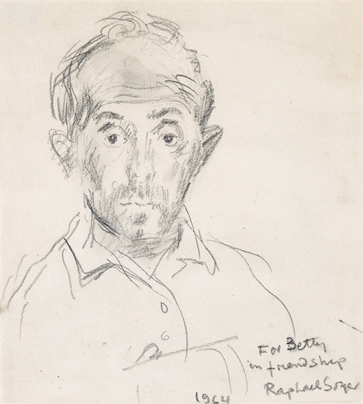 Raphael Soyer | Self Portrait (1964) | MutualArt