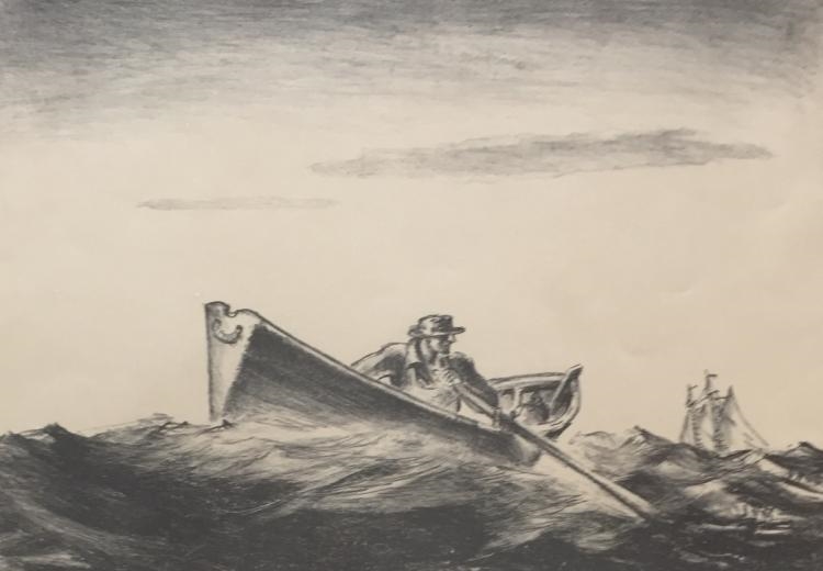 Charles Kaeselau | Man in a Dory | MutualArt