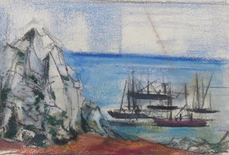 Joseph Floch | Fishing Boats | MutualArt