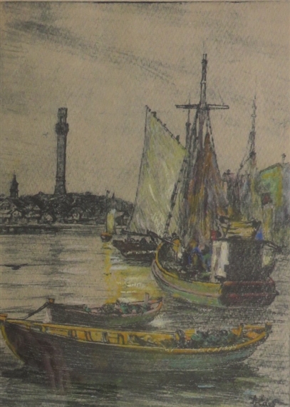 Albert Edel | The Pilgrim Monument | MutualArt