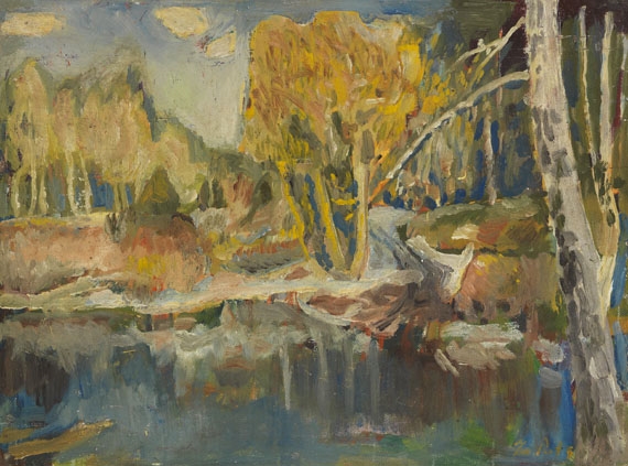 Leo Putz | Landschaft (1900) | MutualArt