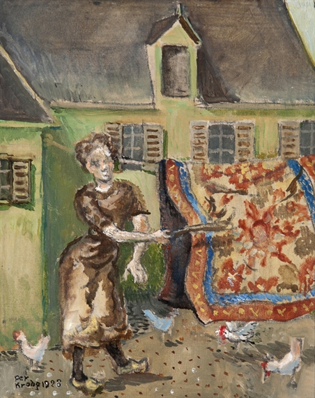 Per Krohg | Teppebanking (1928) | MutualArt