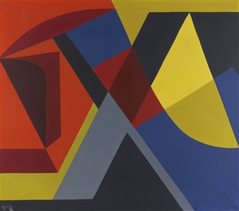 Otto Ritschl | Komposition 58/2 (1958) | MutualArt