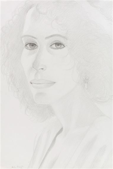 Alex Katz | Portrait of Deborah (1972) | MutualArt