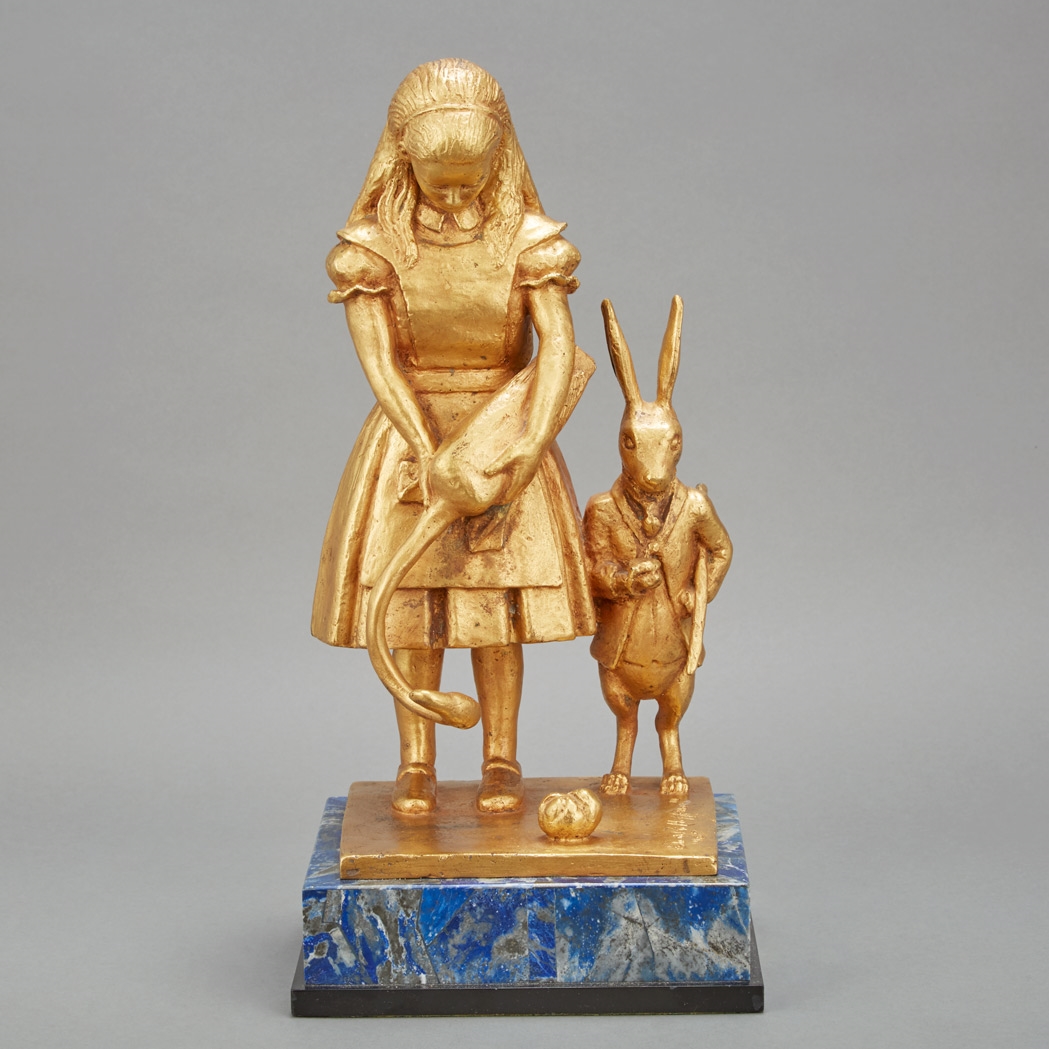 Edward Fenno Hoffman III | Alice Using a Flamingo as a Croquet Mallet ...