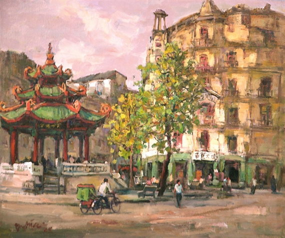Tan Choh Tee | Old Chinatown (2005) | MutualArt