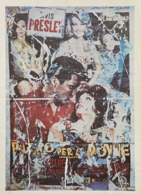 Mimmo Rotella | Elvis Presley | MutualArt