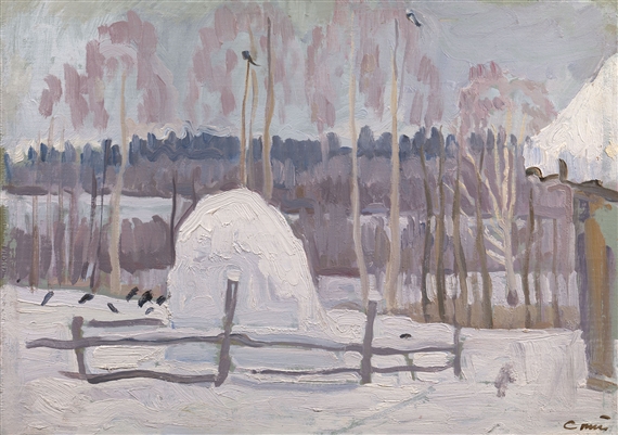 Sergei Tkachev | Winter (1990) | MutualArt