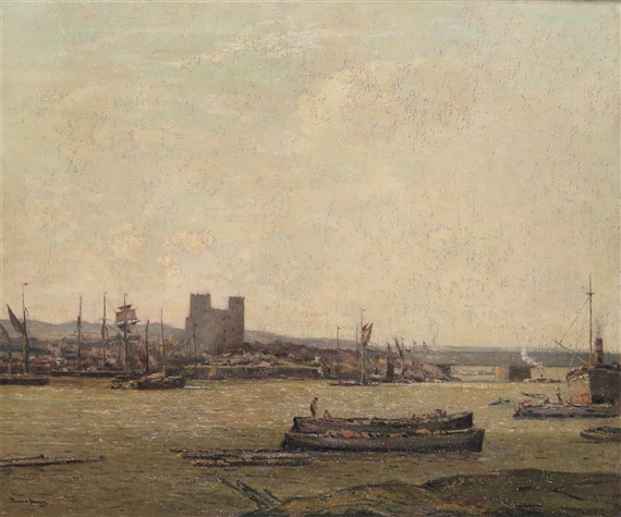 George Graham Graham | Rochester Harbour | MutualArt