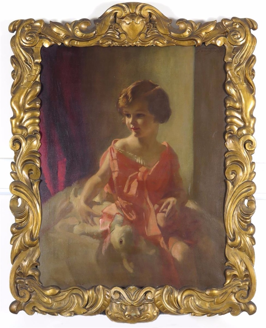 Frank Owen Salisbury | Portrait of the artists wife Alice Maude ...