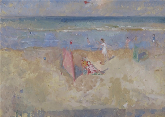 Peter Greenham - Chaumont, Oil on canvasboard