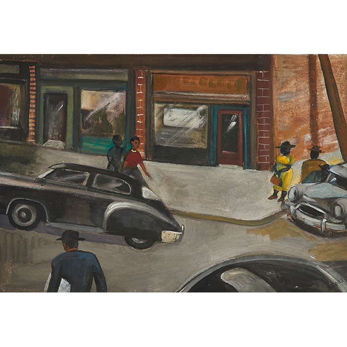 Bernard Goss | Southside Street Scene | MutualArt