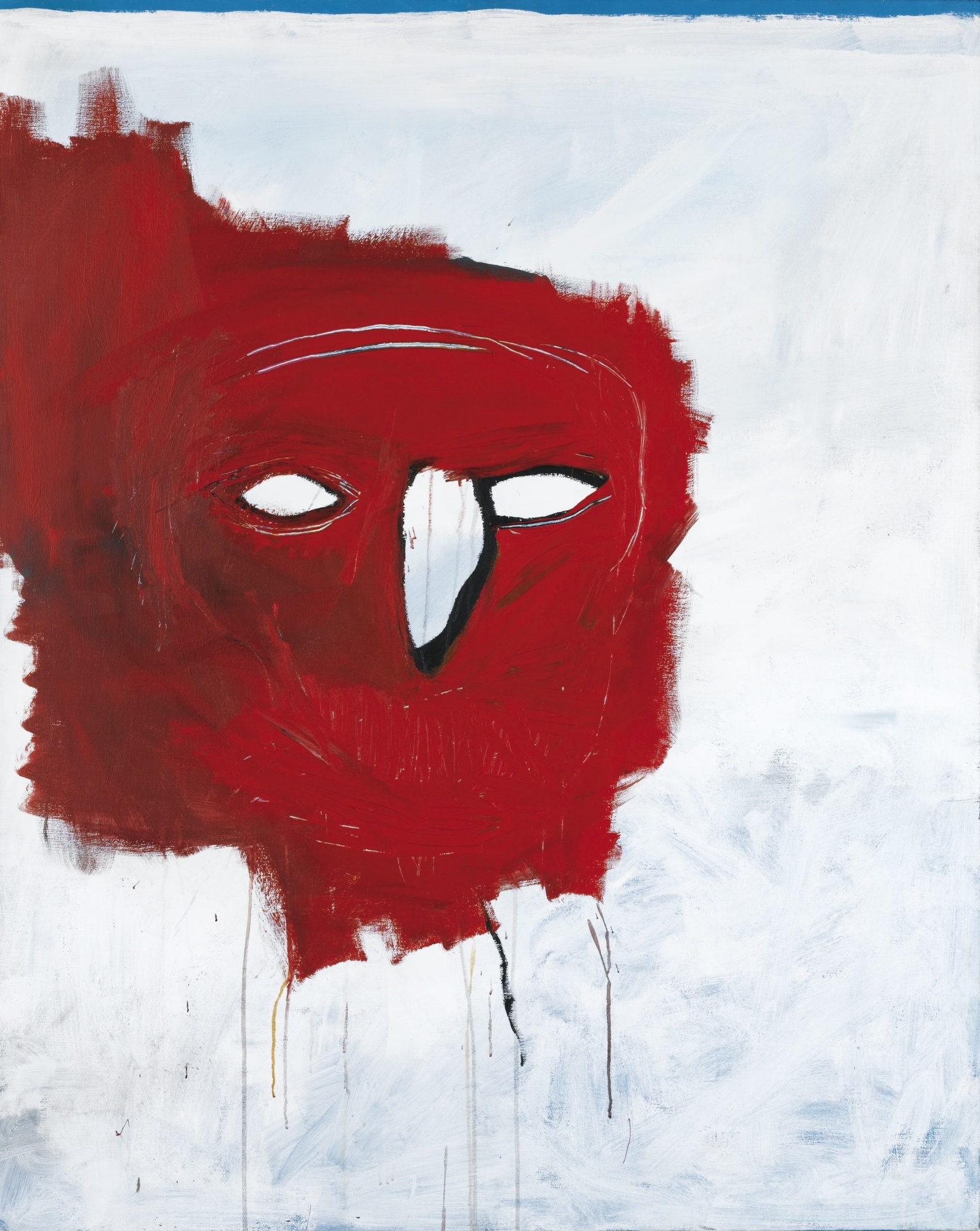 Jean-Michel Basquiat | Untitled (Devil's head) (1987) | MutualArt