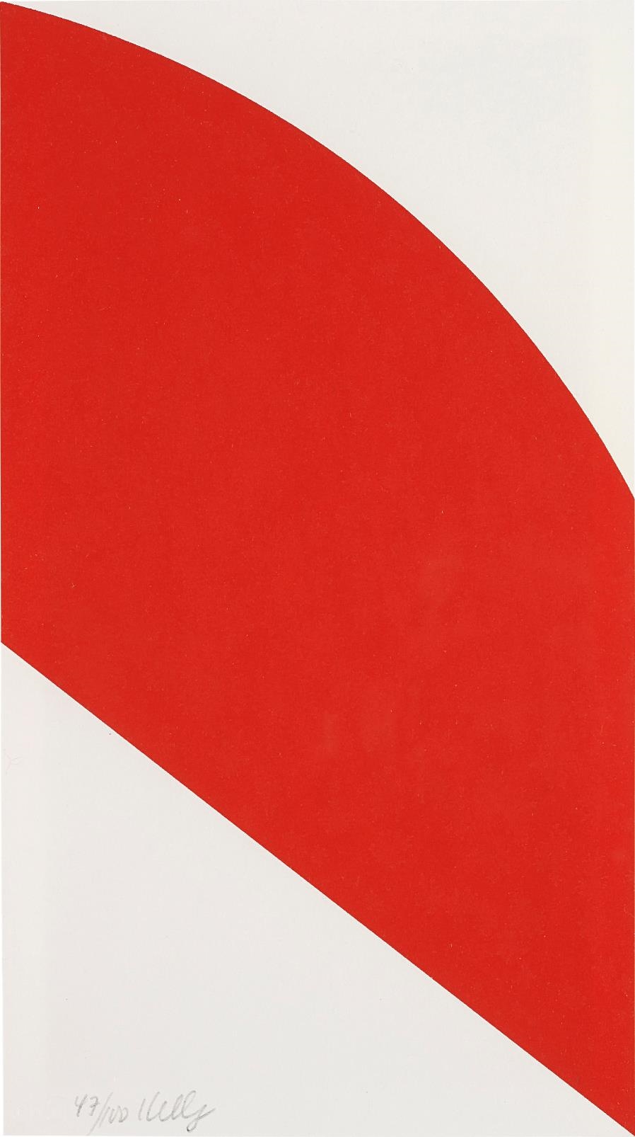 Ellsworth Kelly | Red Curve (2006) | MutualArt
