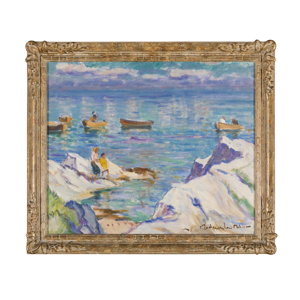 John MacLauchlan Milne | Reflections At Corrie | MutualArt