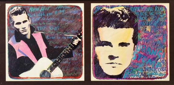 David Oxtoby | 4 works, Billey Lee Riley, Johnny Cash, Little Richard ...