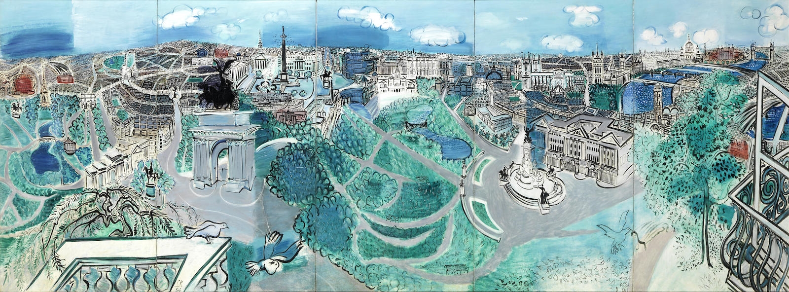 Ceri Richards | A Panorama of London (1954) | MutualArt