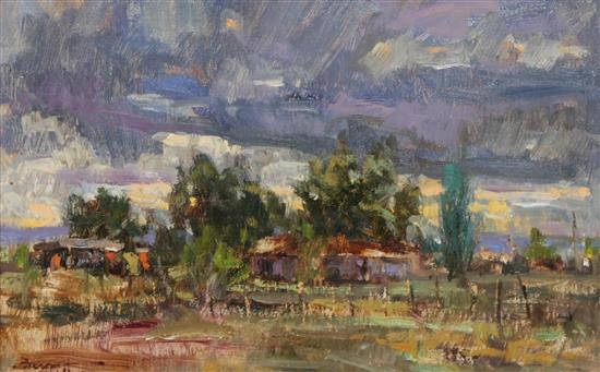 Don Brackett | Rainy Day Ranchitos | MutualArt