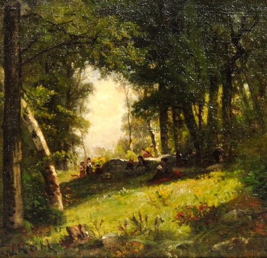 William Keith | California Woodlands Walk | MutualArt