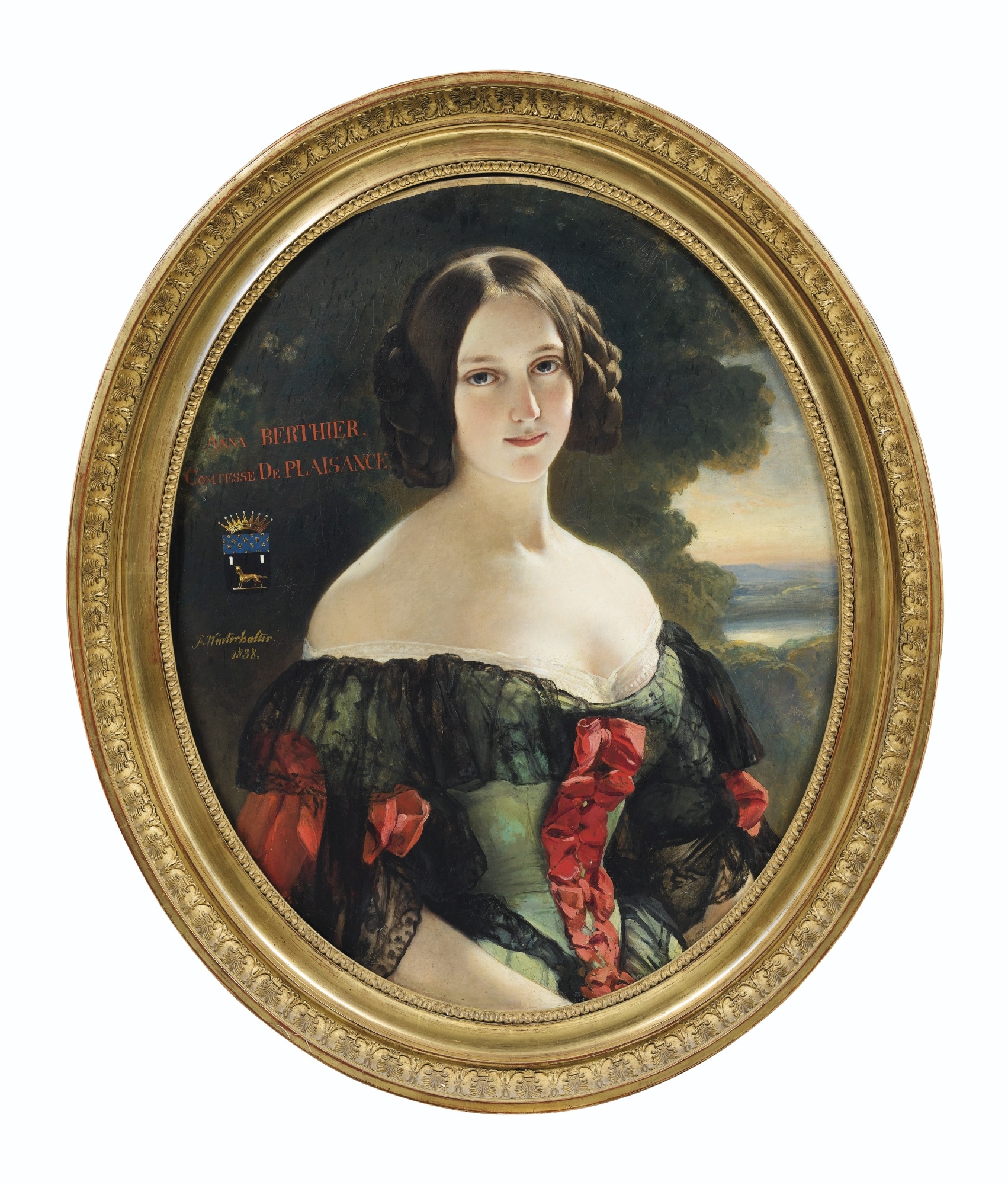 Franz Xaver Winterhalter | PORTRAIT D'ANNA BERTHIER, COMTESSE DE ...