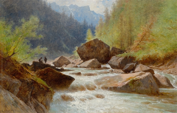 Gustave Castan | The Schmadribach stream | MutualArt