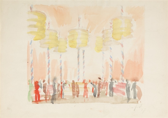 David Seifert | Futuristic Cafe (1927) | MutualArt