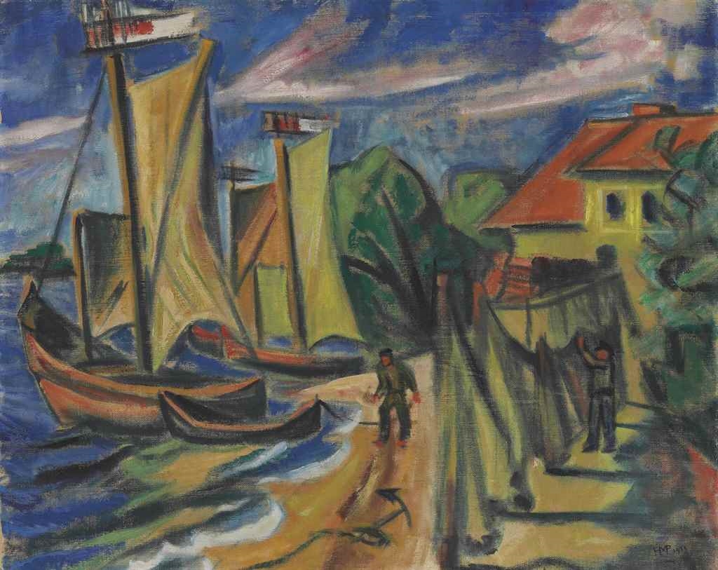 Max Pechstein | Abend (Circa 1922) | MutualArt