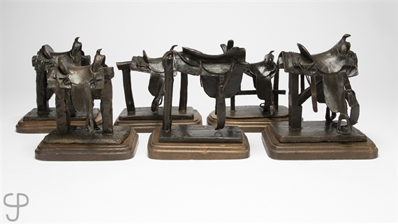 Earl Wesley Bascom | 6 Works: Saddle from the Sweet Grass Hills, Old ...