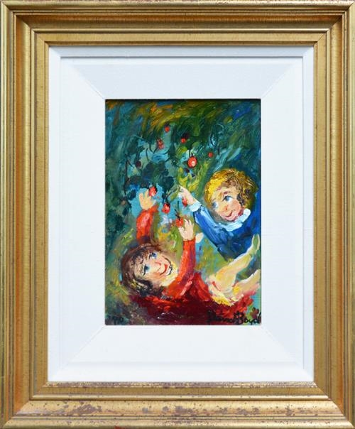 David Boyd | Children Picking Apples (1990) | MutualArt