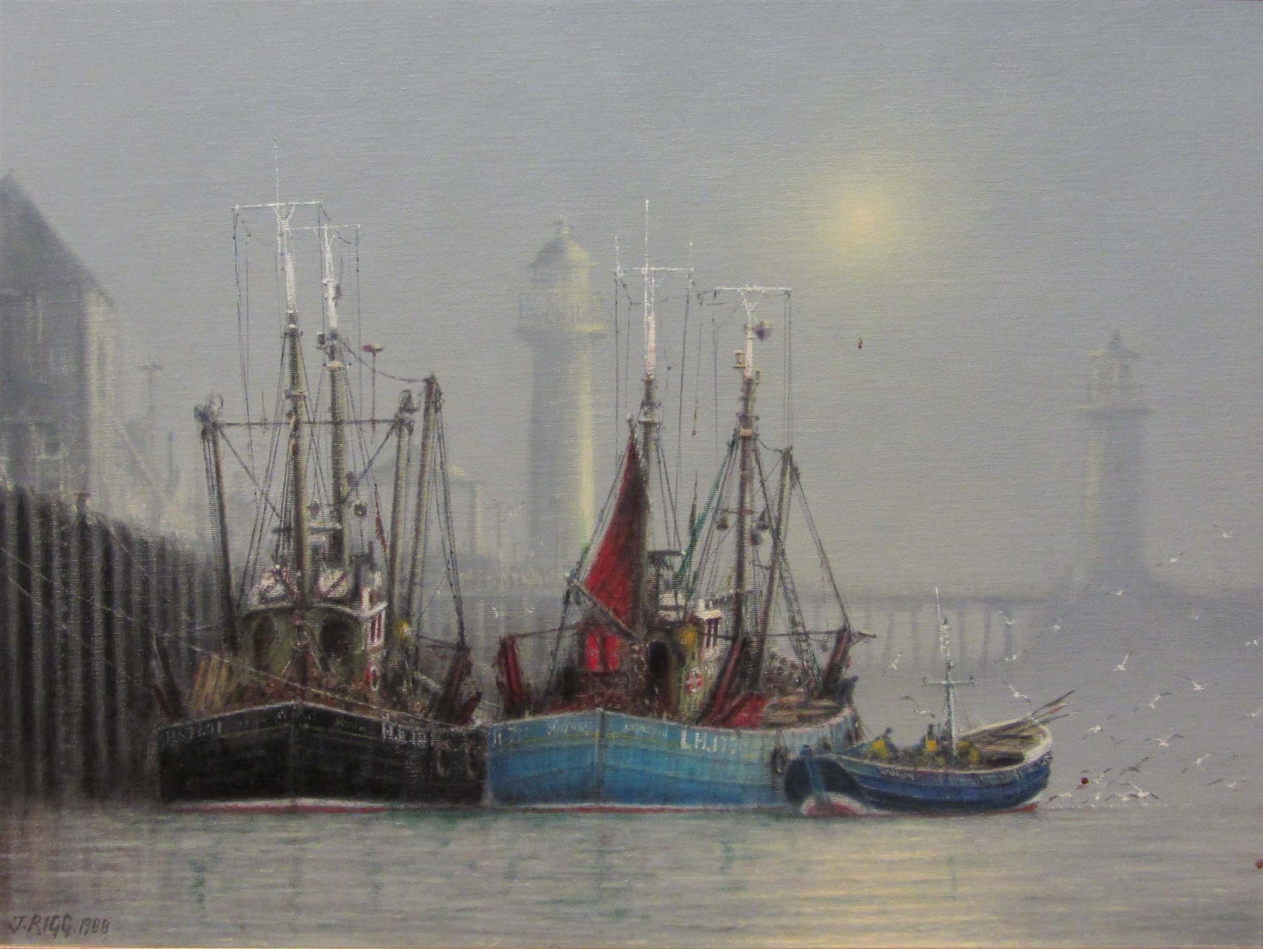 Jack Rigg | 'Morning Mist' Whitby (1988) | MutualArt