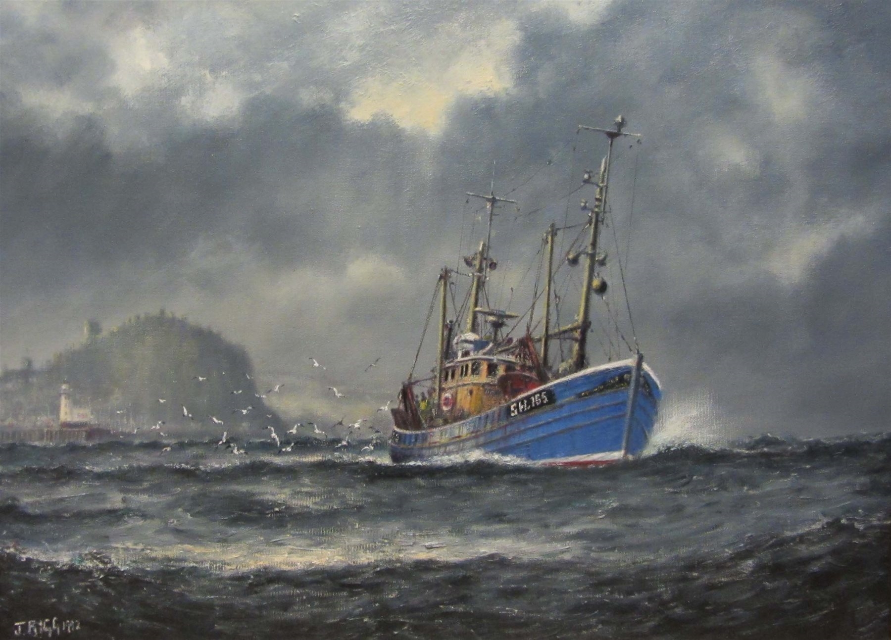 Jack Rigg | Fishing Trawler SH165 'Off Scarborough' (1992) | MutualArt